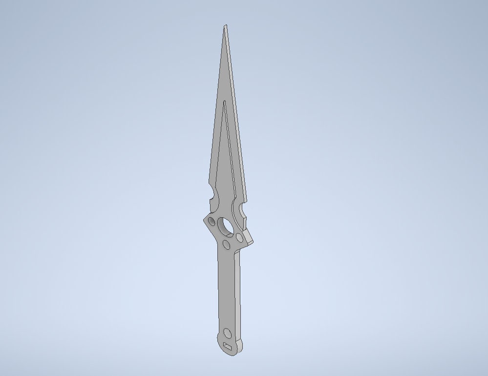 3D Printed Persona 5 Joker Knife .stl File - Etsy