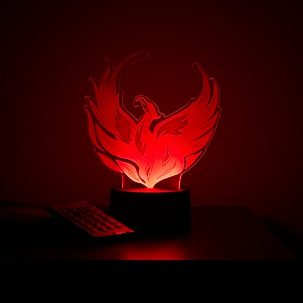 Phoenix Lamp - Etsy