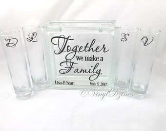 Blended Family Unity Sand Ceremony Set, Together We Make a Family ...