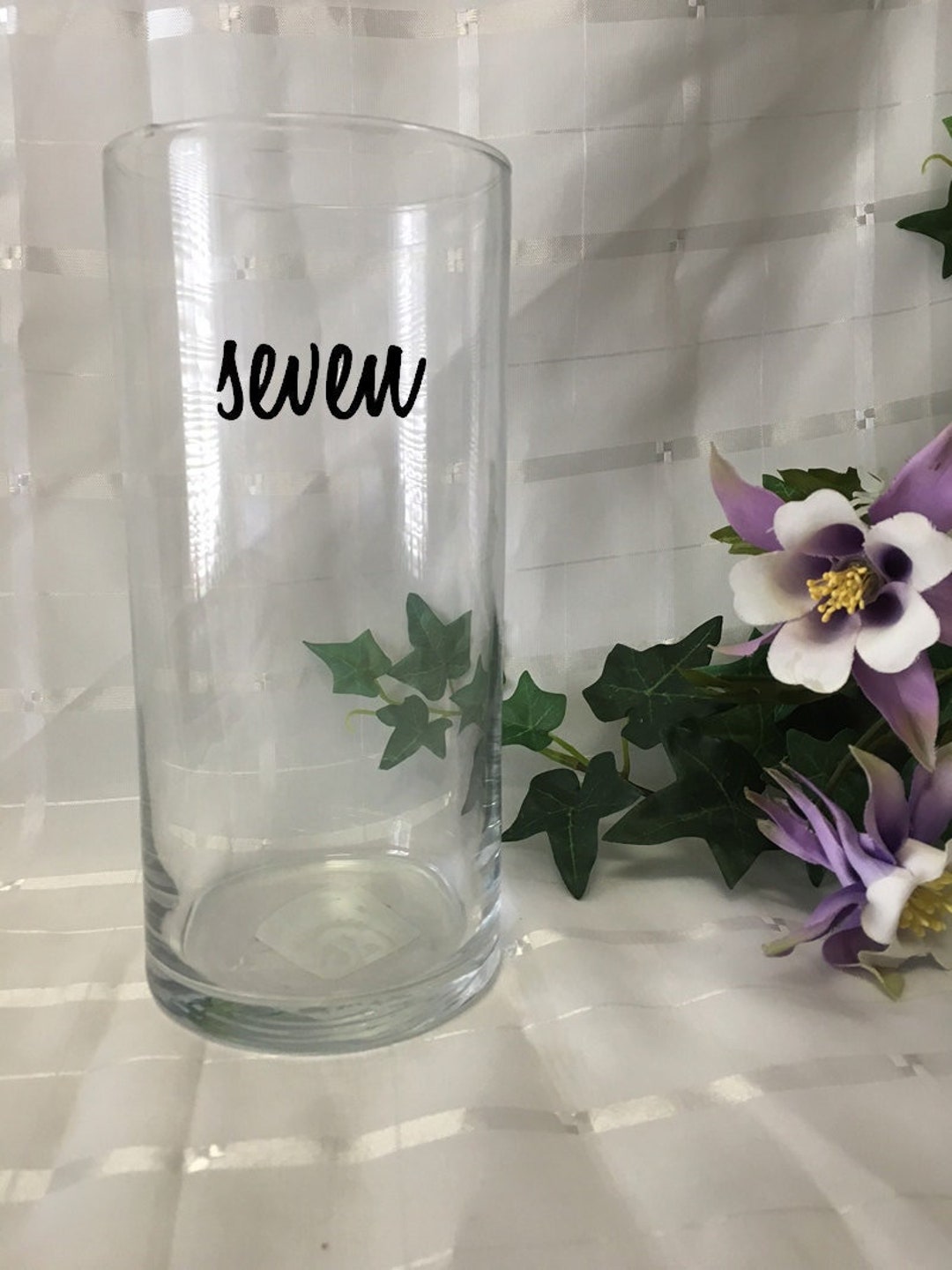 Wedding Table Numbers - Script Font - DIY Vinyl Table Numbers (WA-1019 ...