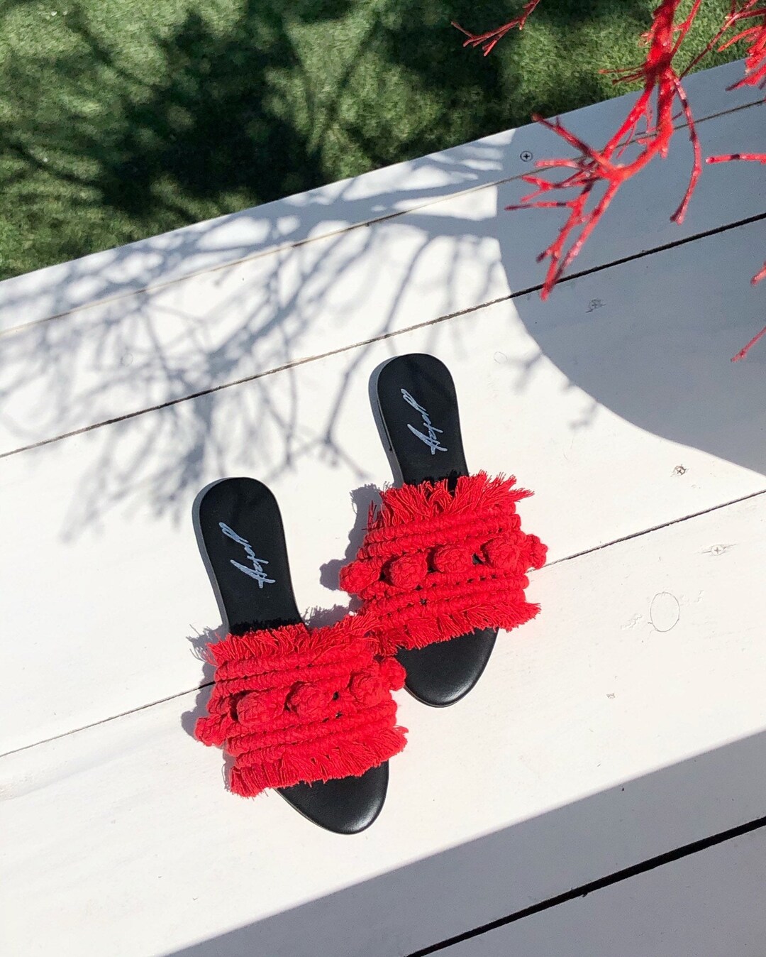 Boho Slides/ Boho Sandals - Etsy