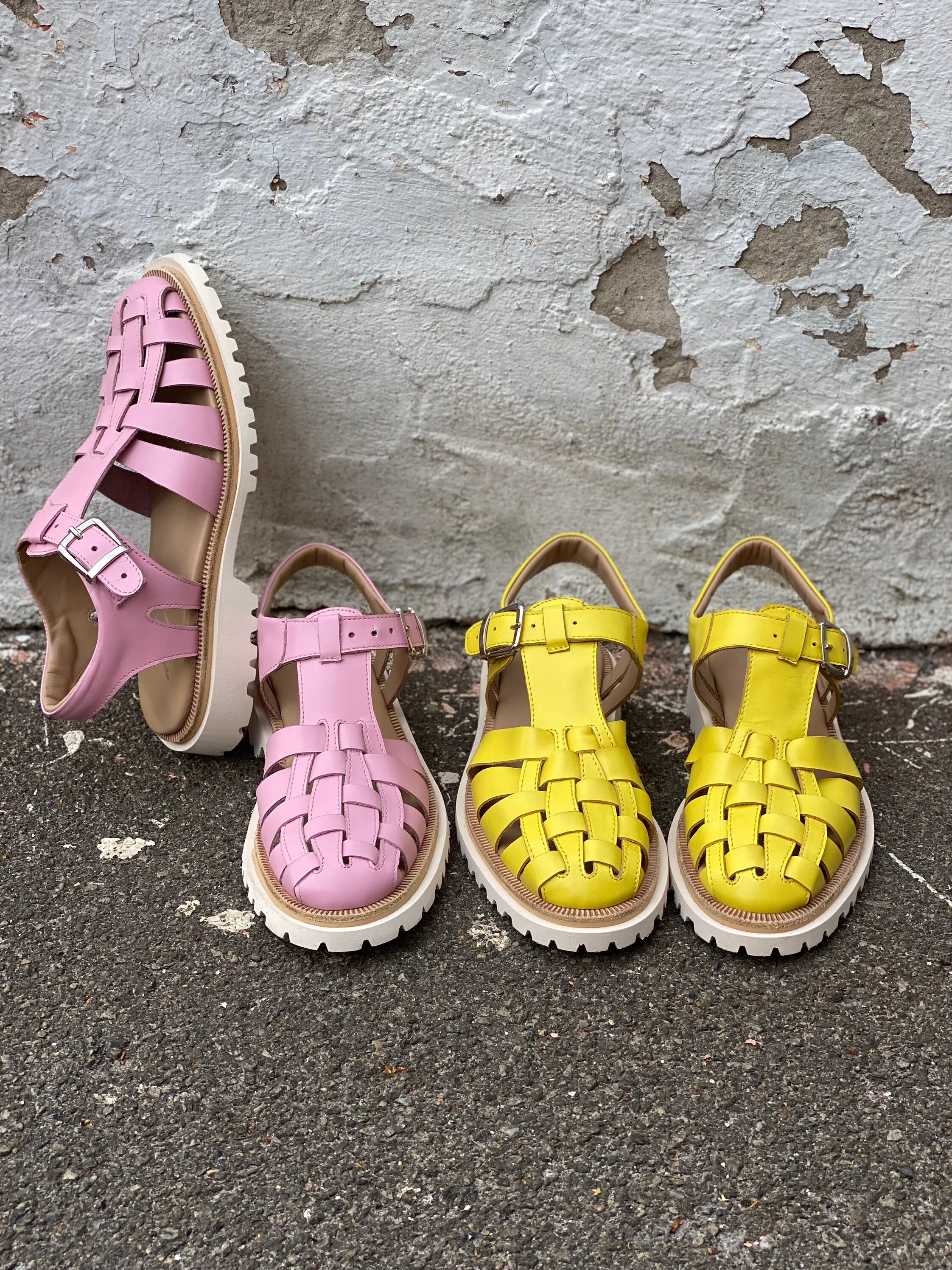 Vibram Sole Fisherman Sandals - Etsy