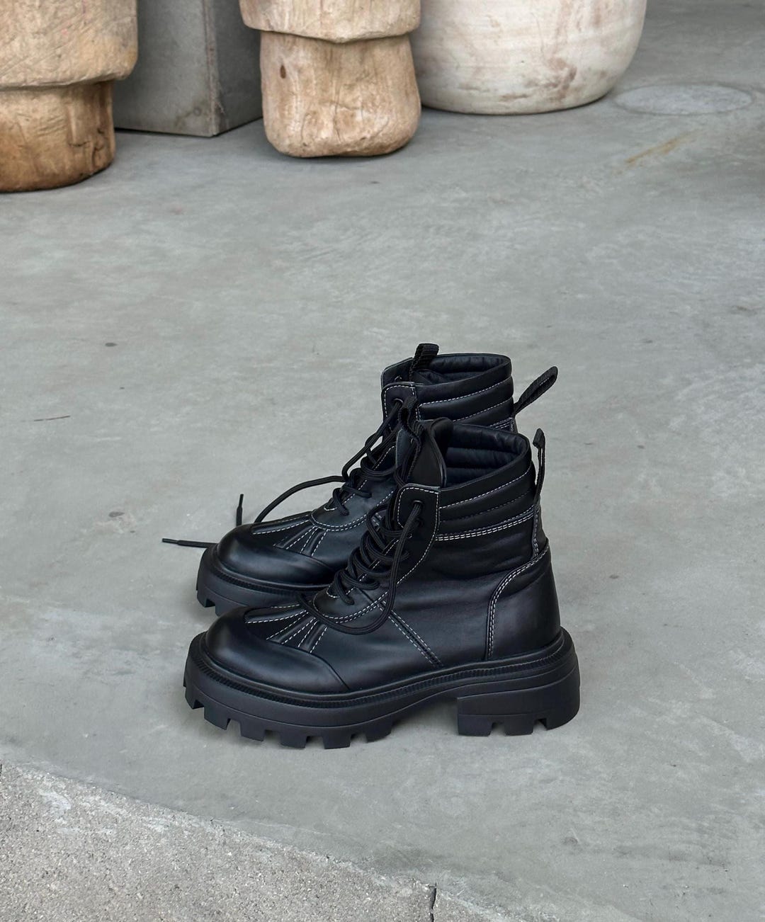 Leather Duck Boots - Etsy