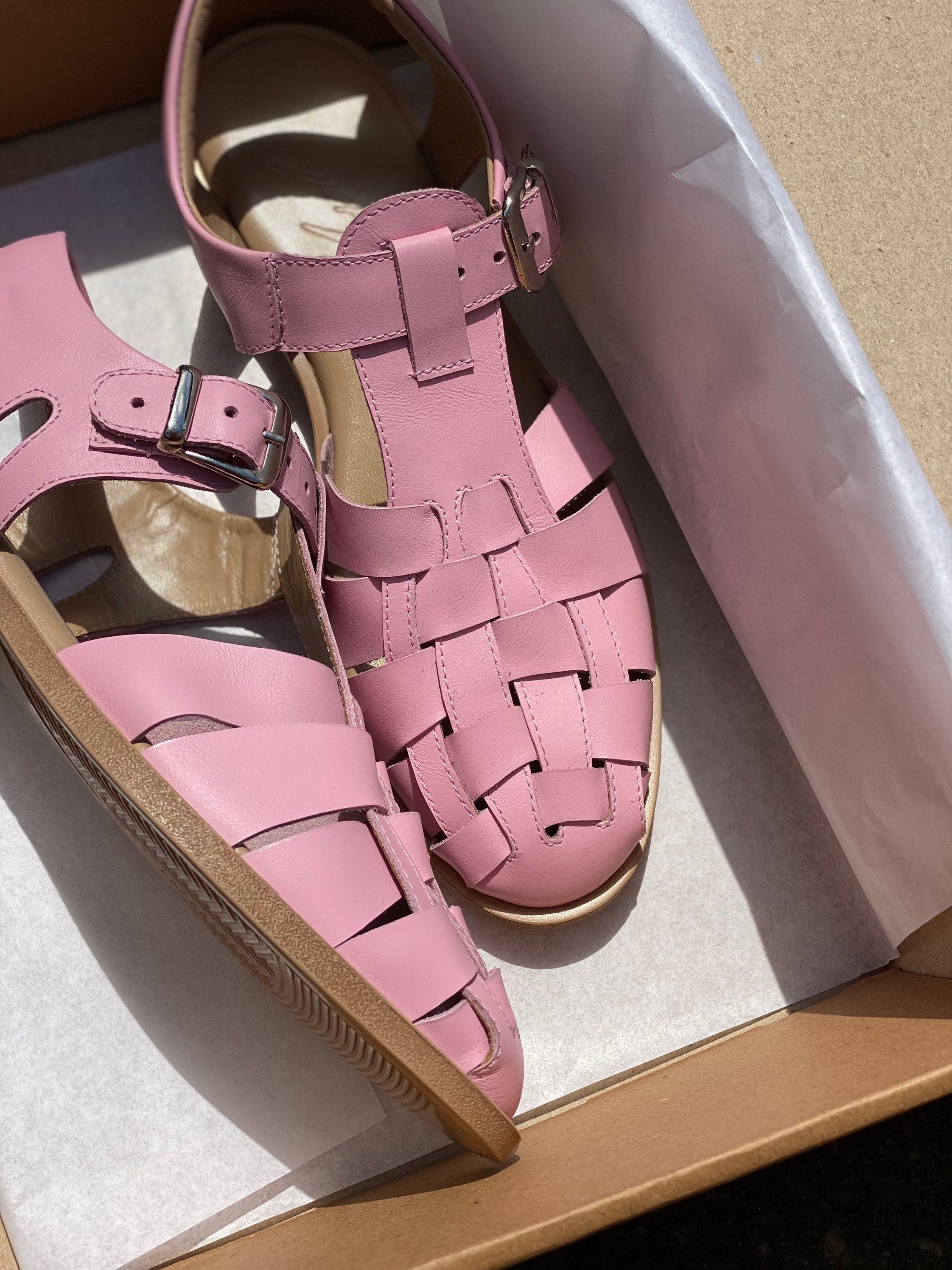 Cute Leather Sandals - Etsy