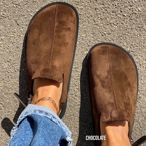 Comfy Suede Clogs for Women - Etsy