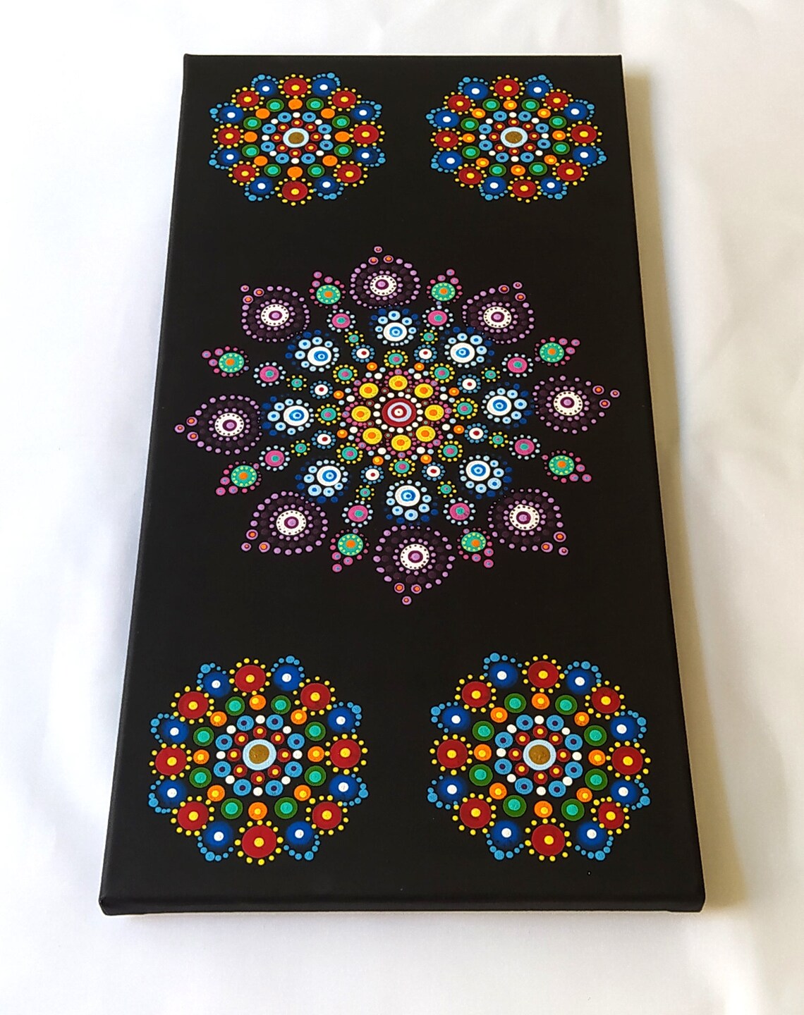 Flower Mandala Art / Dot Mandala Art / Abstract Art / | Etsy