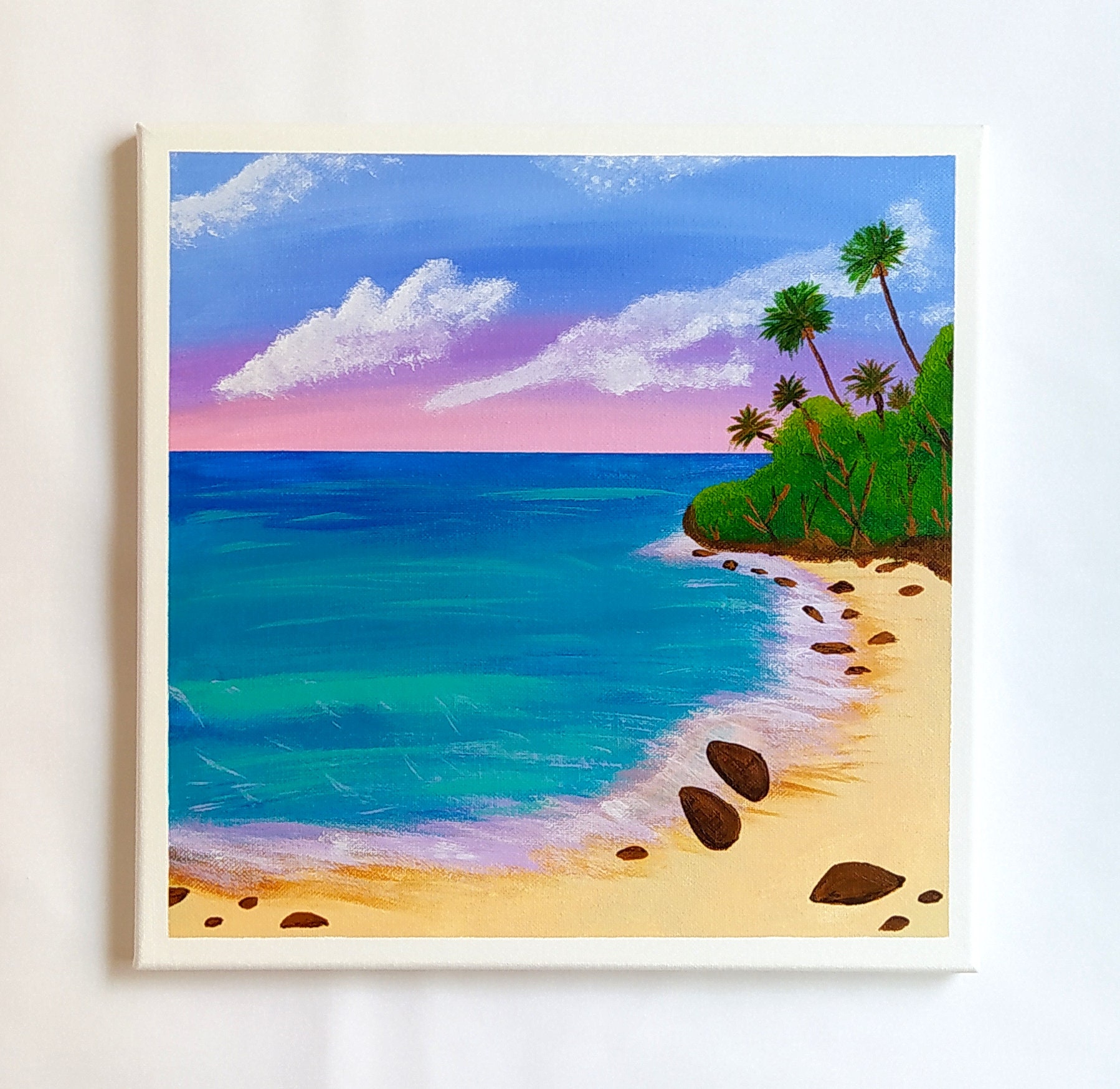 Rocky Sea Shore / Seascape / Ocean / Sea / Palm Tree / Landscape ...