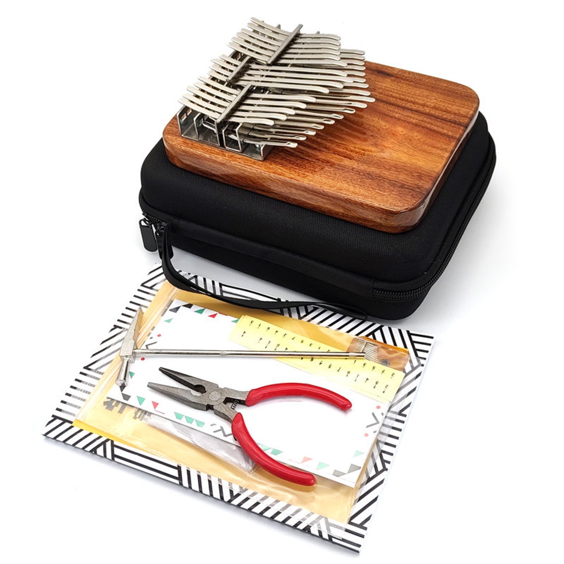 Chromatic Double Layer Kalimba 32 Key Keyboard Musical Instrument - Etsy