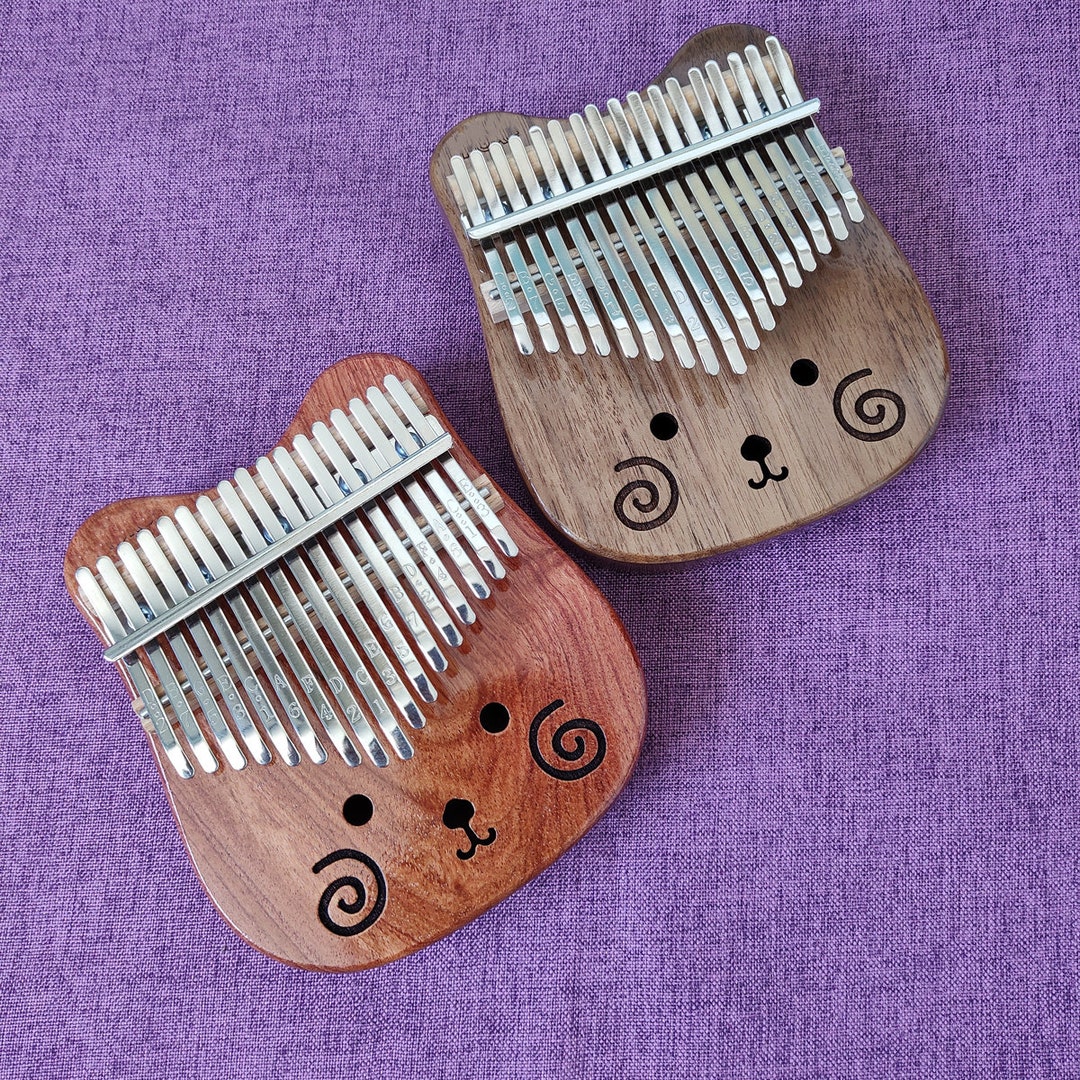 Kalimba 17 Key Hollow Cute Rabbit - Etsy
