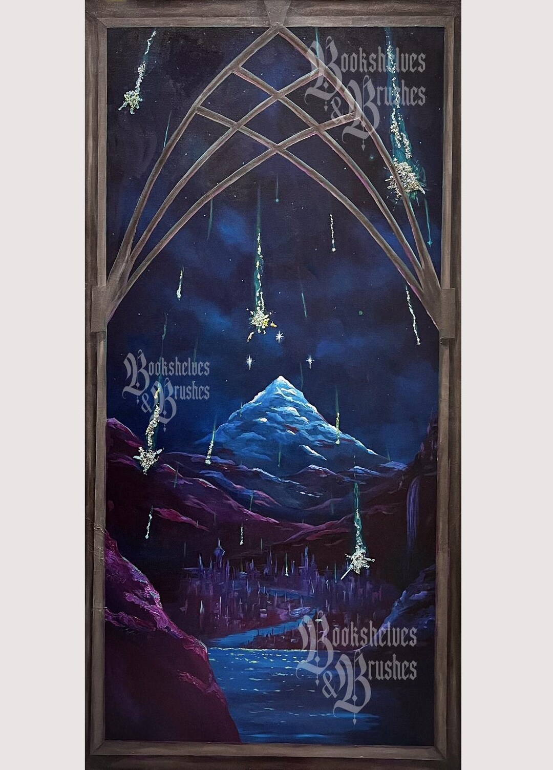 Starfall *ORIGINAL* Oil on Canvas - Etsy
