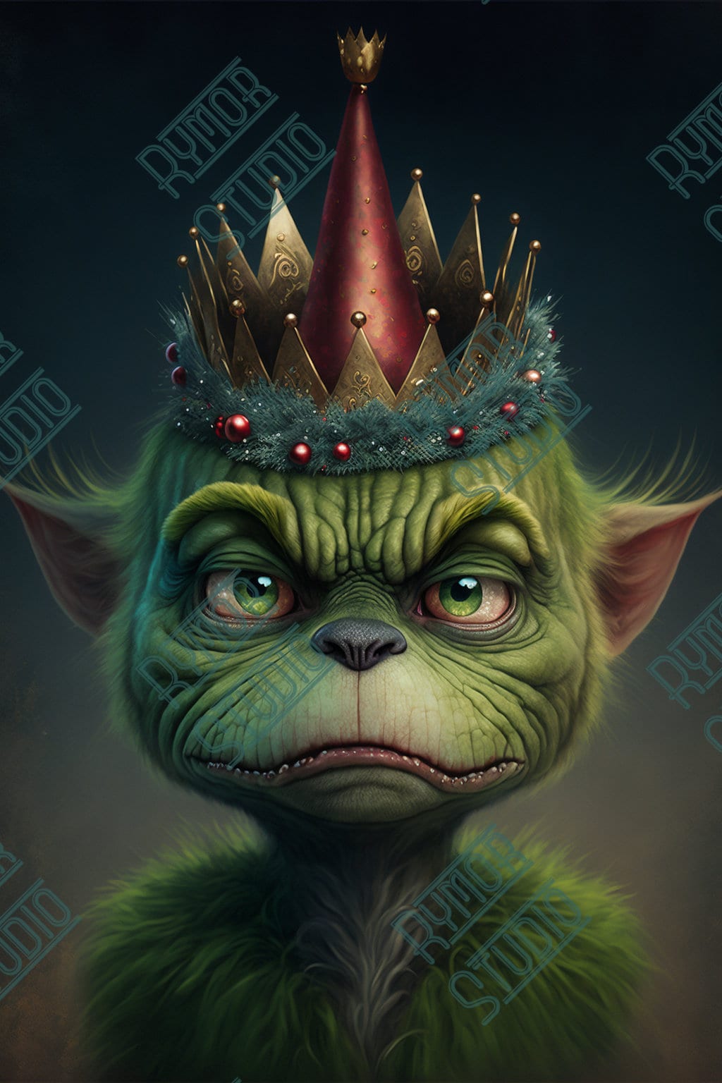 Tim Curry Grinch Face