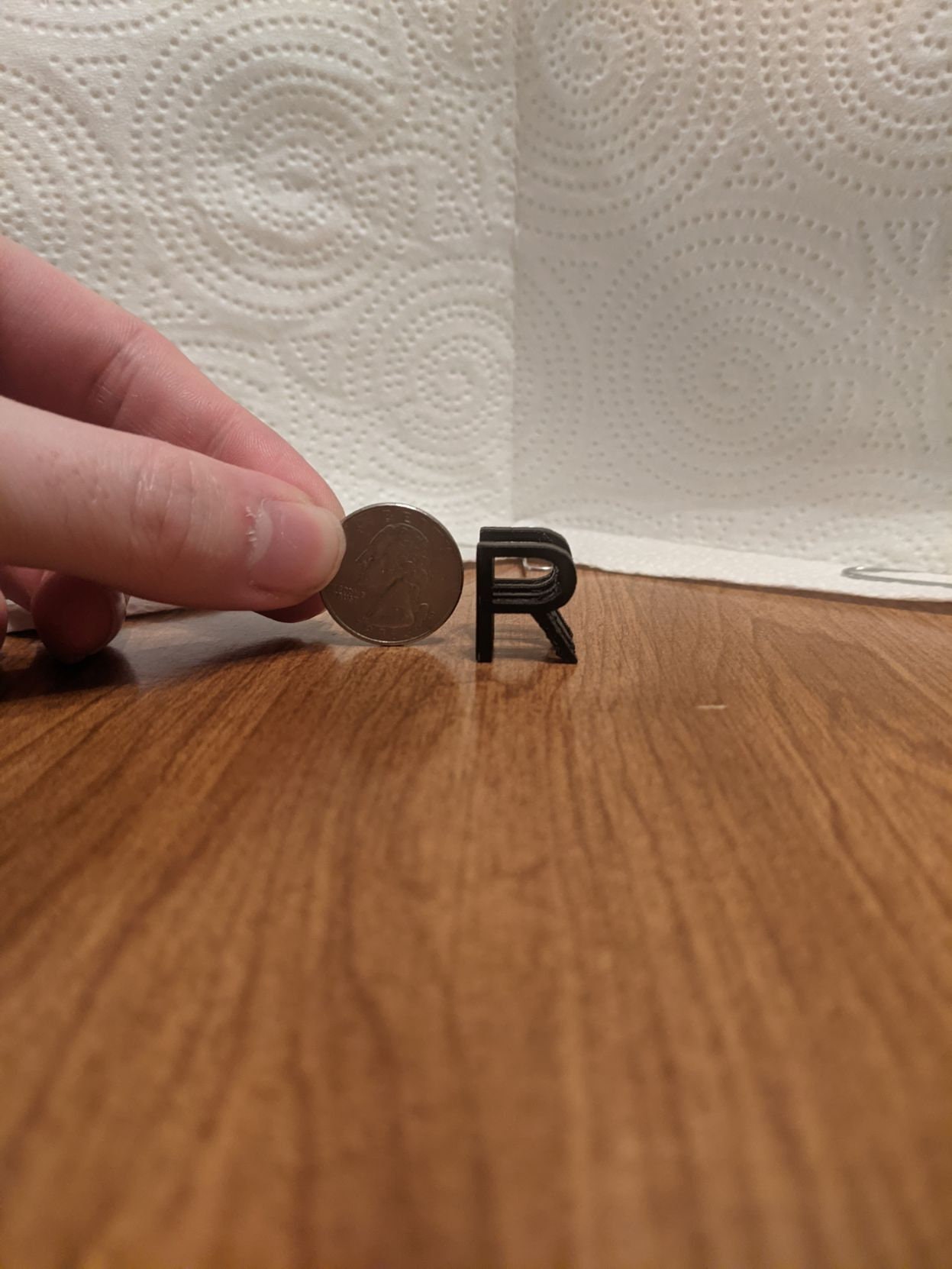 3D Printed Initials Cube - Etsy