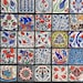 Turkish Chini Tile Set / 5cm X 5cm Small Tiles / Wall Art - Etsy
