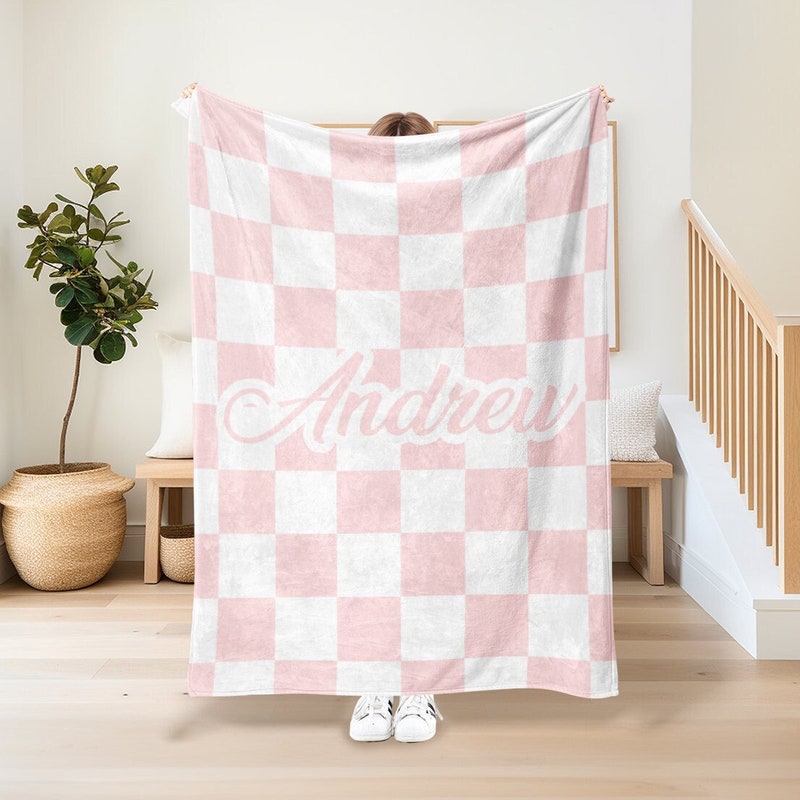 Checkered Blanket - Etsy