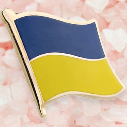 Ukraine Flag Pin Ukrainian Flag Pin I Stand With Ukraine - Etsy