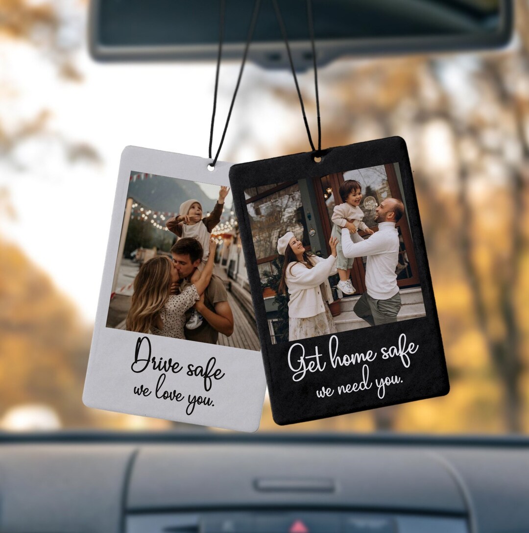 Custom Car Air Freshener From Photo, Personalised Picture Text Car ...