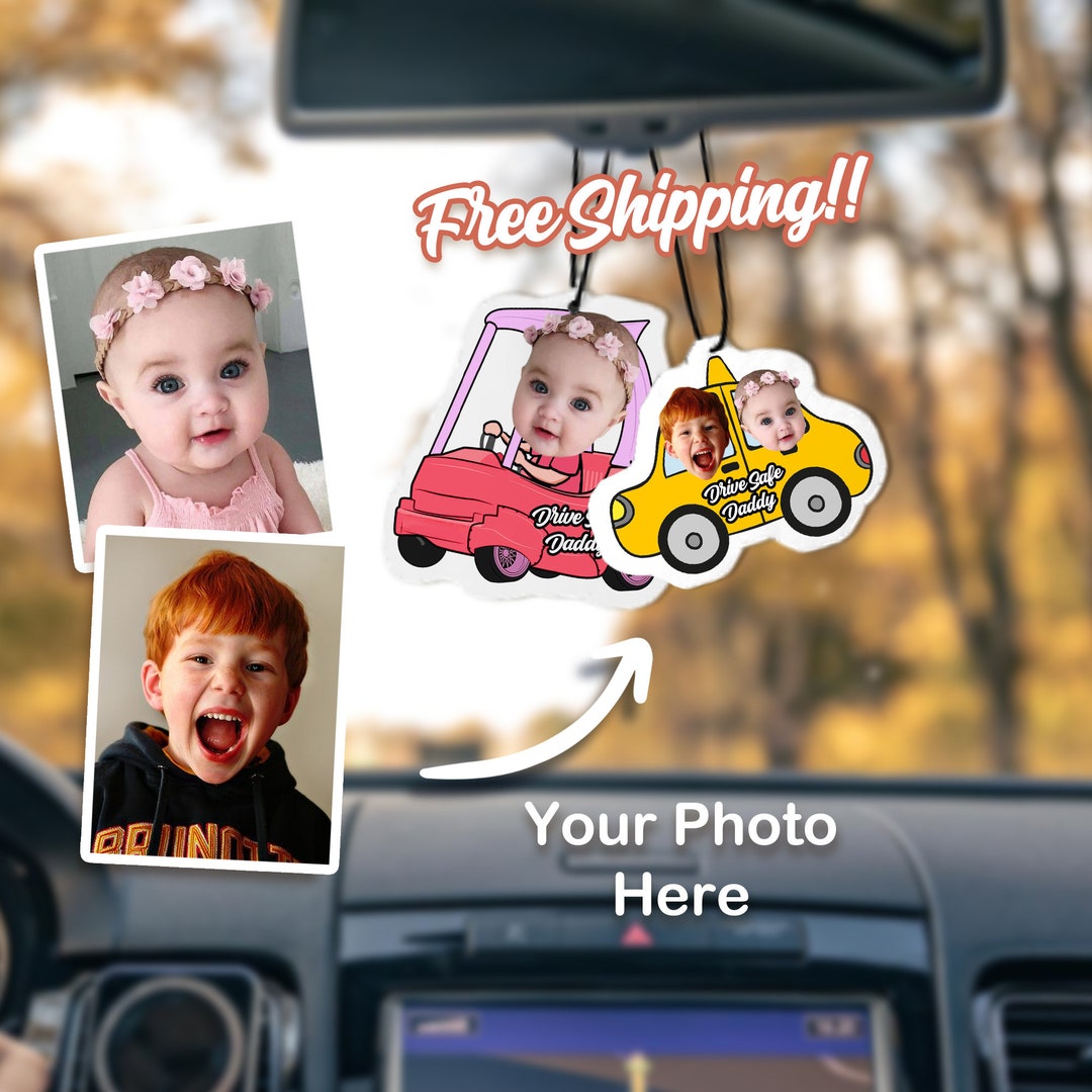 Drive Safe Daddy Car Hanger, Personalized Exclusive Fragrance Air ...