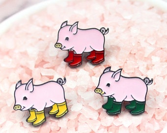 Pig Lapel Pin CC102 Farm Animal Pins Farm Party Favors - Etsy
