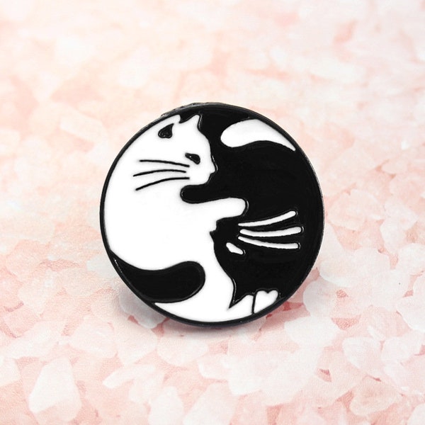 White Cat Pin - Etsy