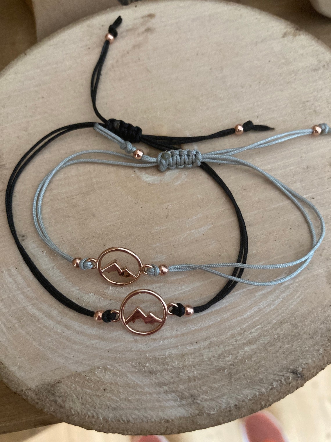 Filigranes Armband Berge Mountains Sterling Silber 925, zart, fein - Etsy.de