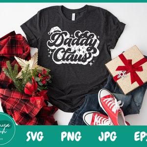 Daddy Claus SVG | Christmas Svg | Christmas Holiday Shirt | Merry Daddy ...