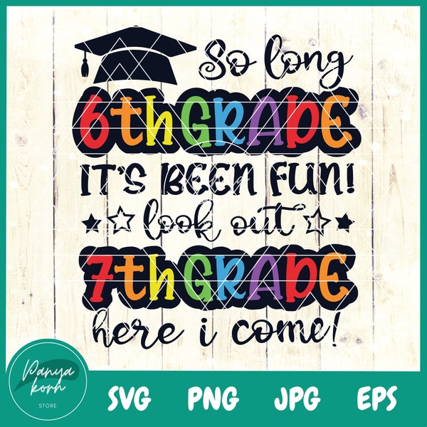 Graduation From 6th Grade - Etsy