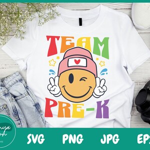 Team Pre-k SVG | Pre-kindergarten Crew Svg | Pre-k Teacher Shirt | Back ...