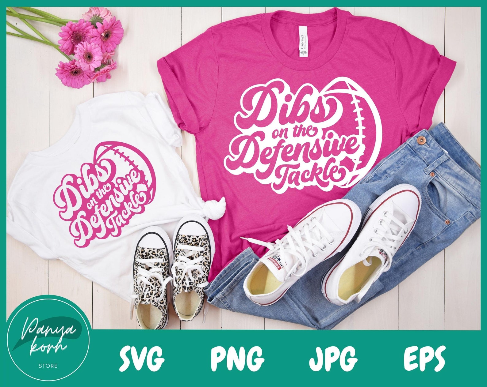 Dibs on the Defensive Tackle SVG Football Svg Football Mom - Etsy