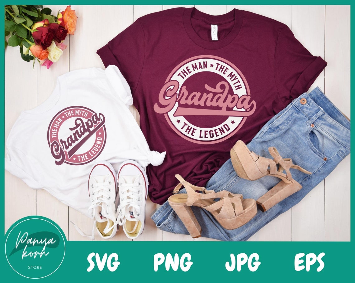 Grandpa the Man the Myth the Legend SVG | the Man the Myth | the Legend ...