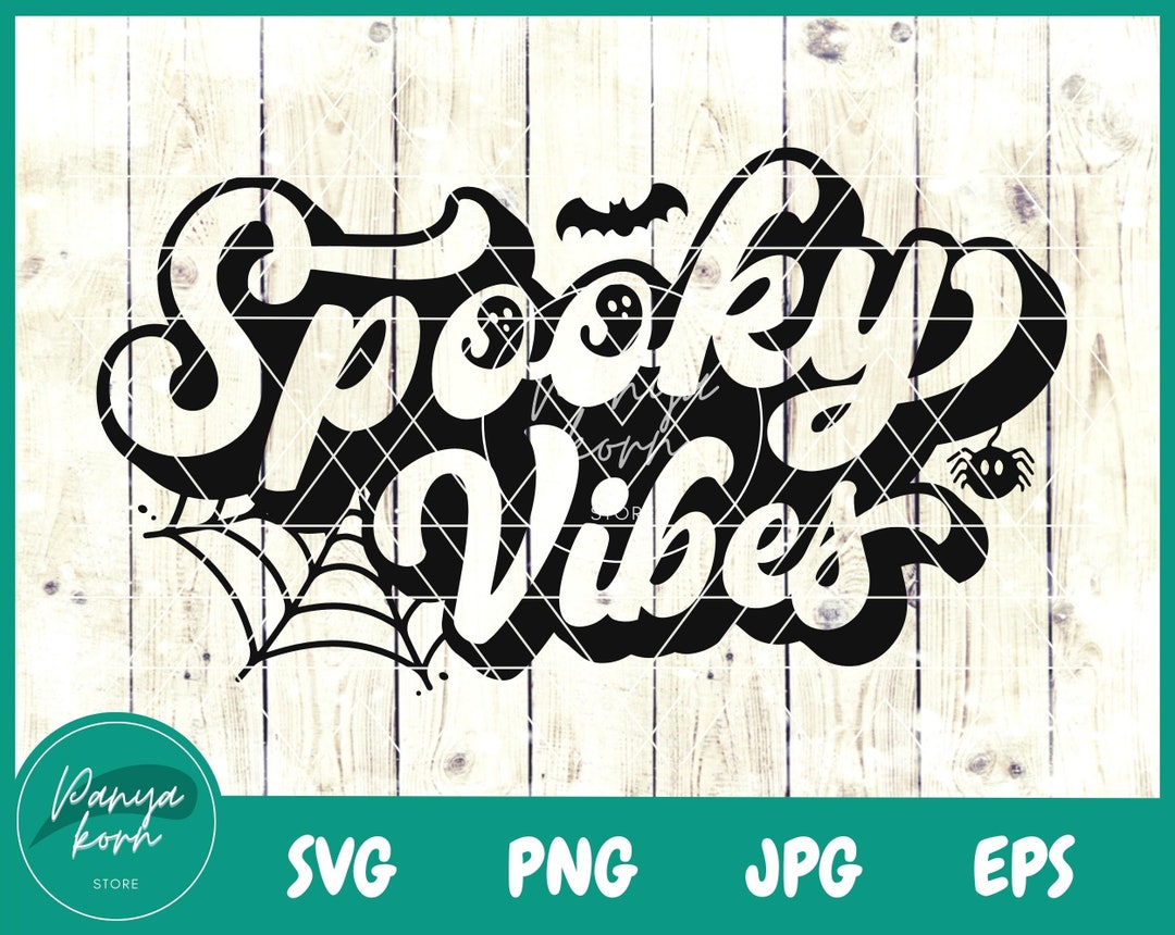 Spooky Vibes SVG | Funny Shirt Design Svg | Halloween Svg | Fall Shirt ...