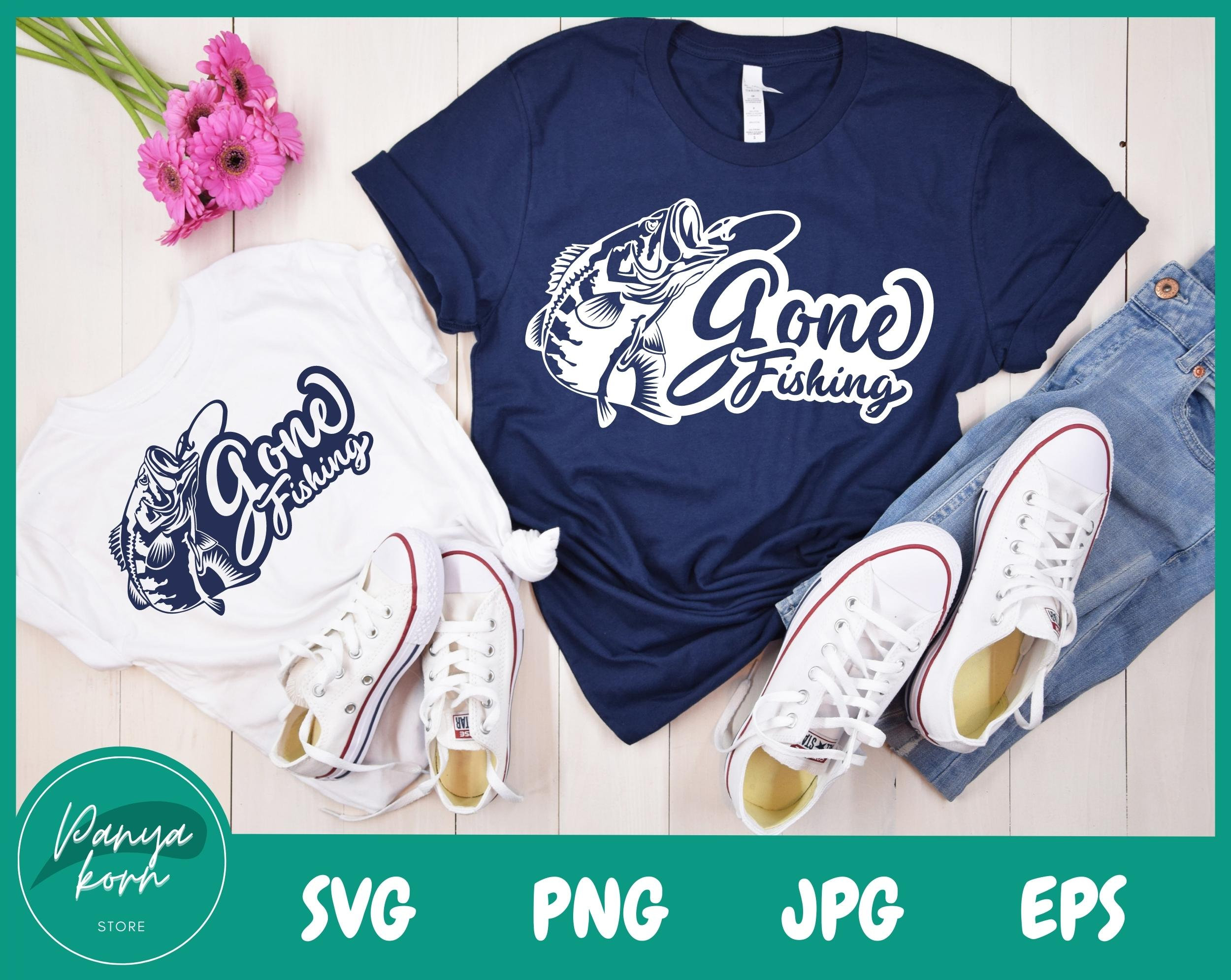 Gone Fishing SVG Fishing Hook Svg Fishing Svg Fisherman - Etsy