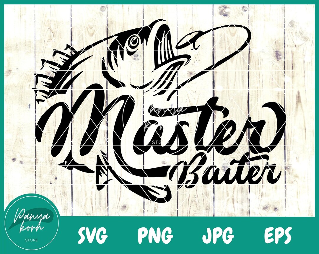 Master Baiter SVG Dad Svg Fish Svg Fishing Svg Funny - Etsy Canada