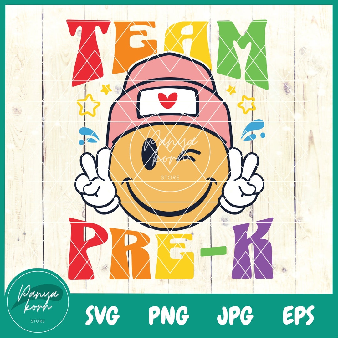 Team Pre-k SVG | Pre-kindergarten Crew Svg | Pre-k Teacher Shirt | Back ...
