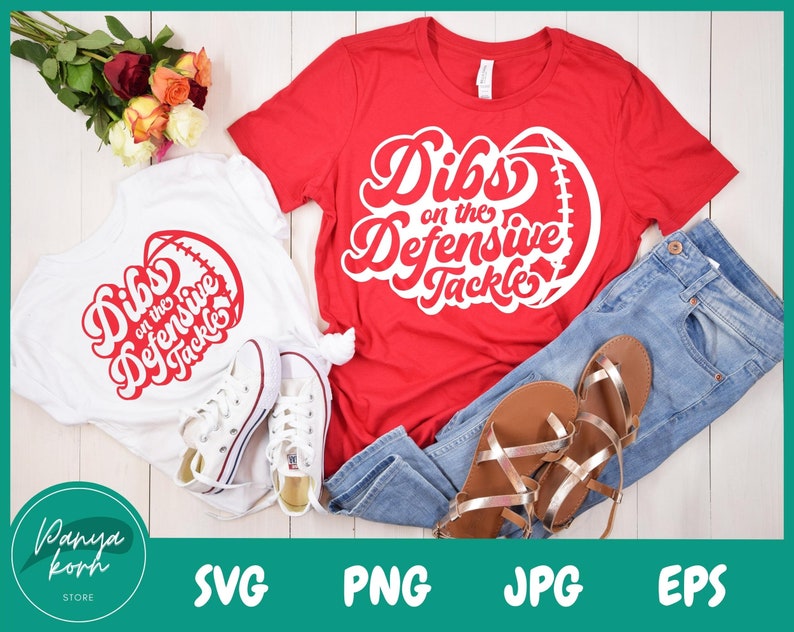 Dibs on the Defensive Tackle SVG Football Svg Football Mom - Etsy