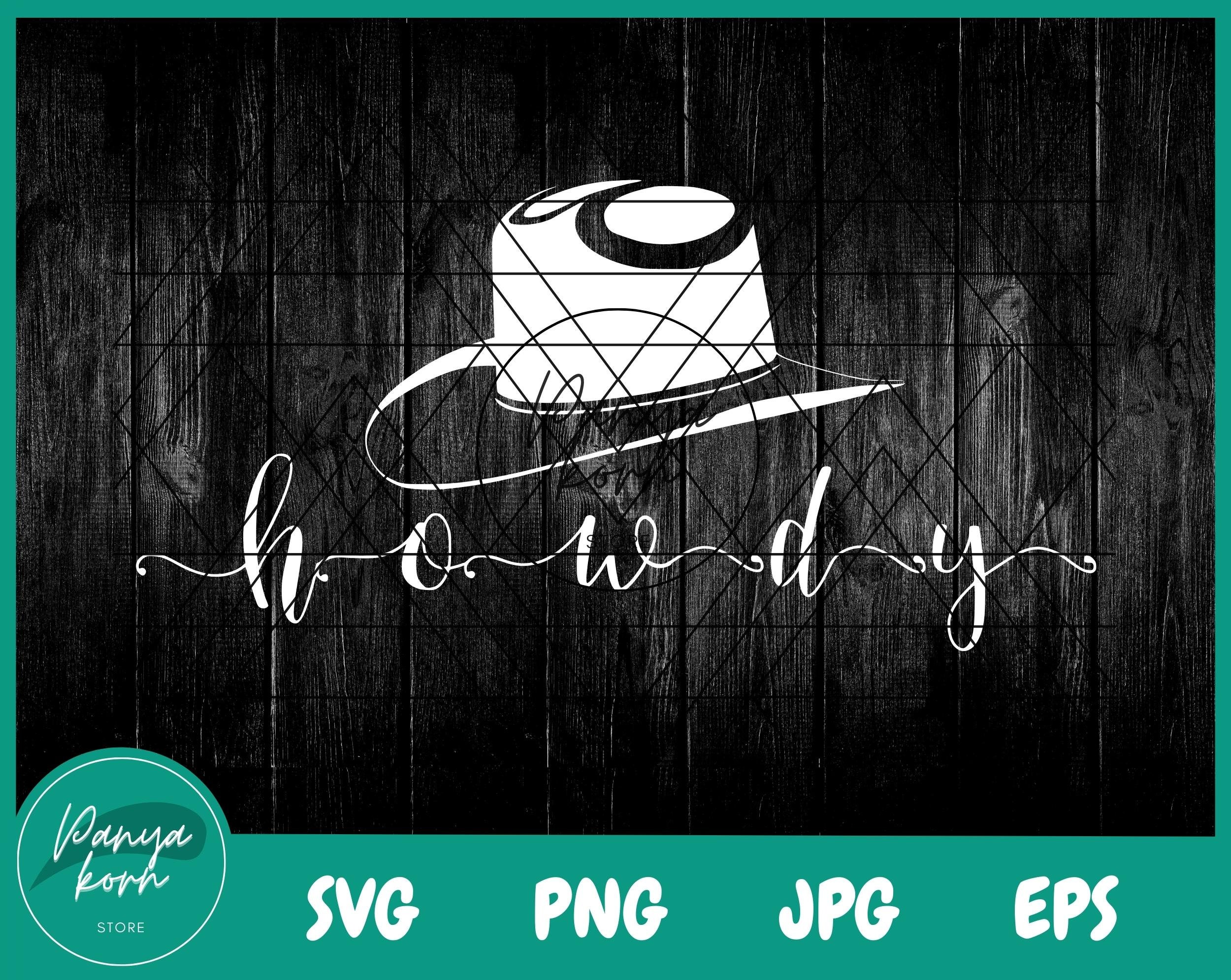 Howdy SVG Southern SVG Western Svg Cowgirl Svg Silhouette & Cricut Cut ...