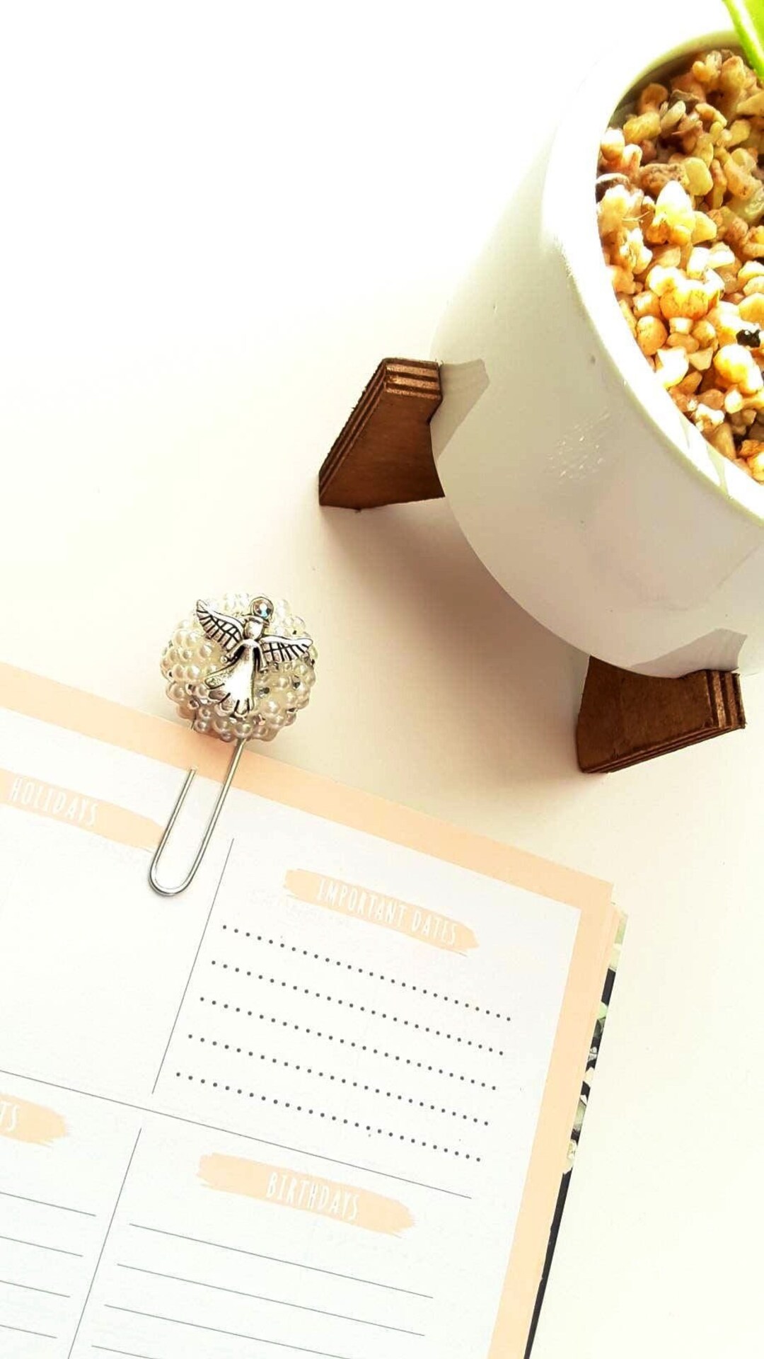 Guardian Angel Bookmark Page Clip Bookmark Stationery Journal Accessory ...