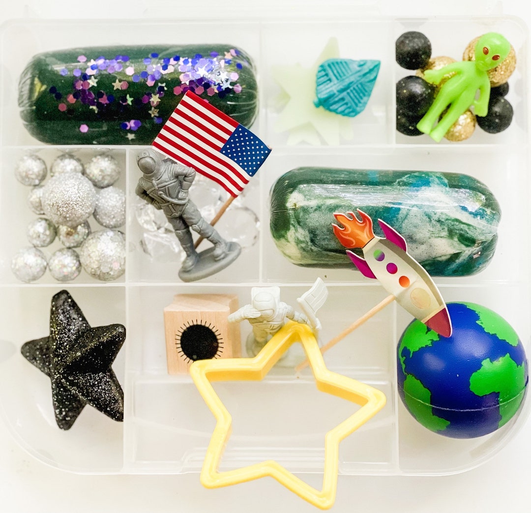 Space Explorer Play Dough Sensory Kit| Montessori Toys| Kids Gift ...
