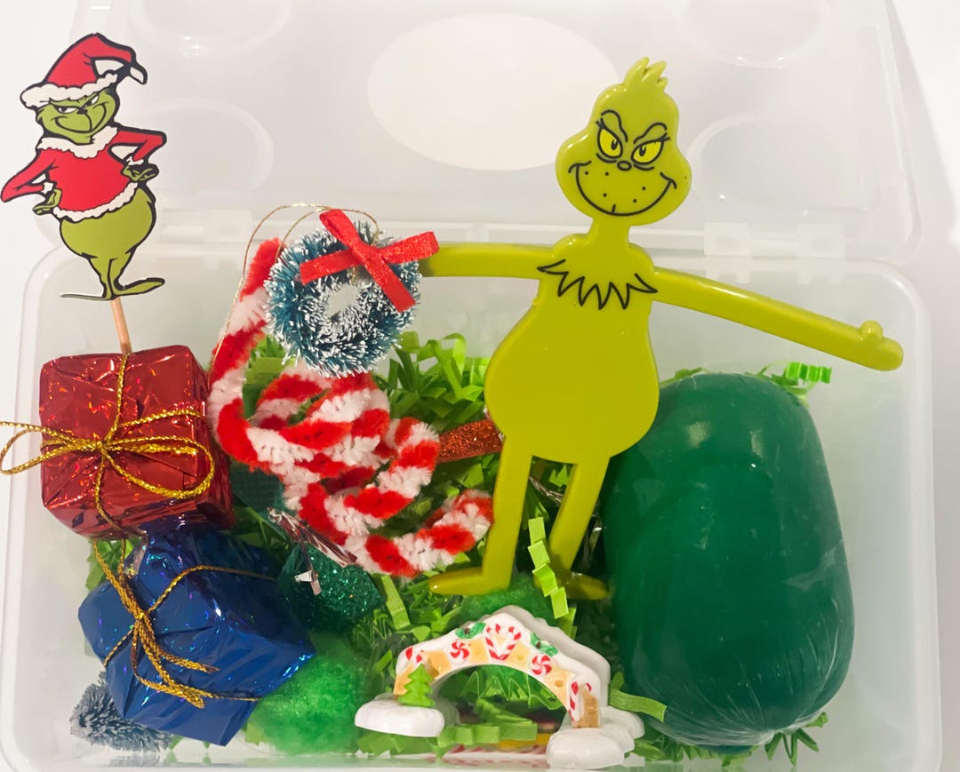 The Grinch Mid-sized Sensory Kit Kids Gift Montessori Toys Kids ...