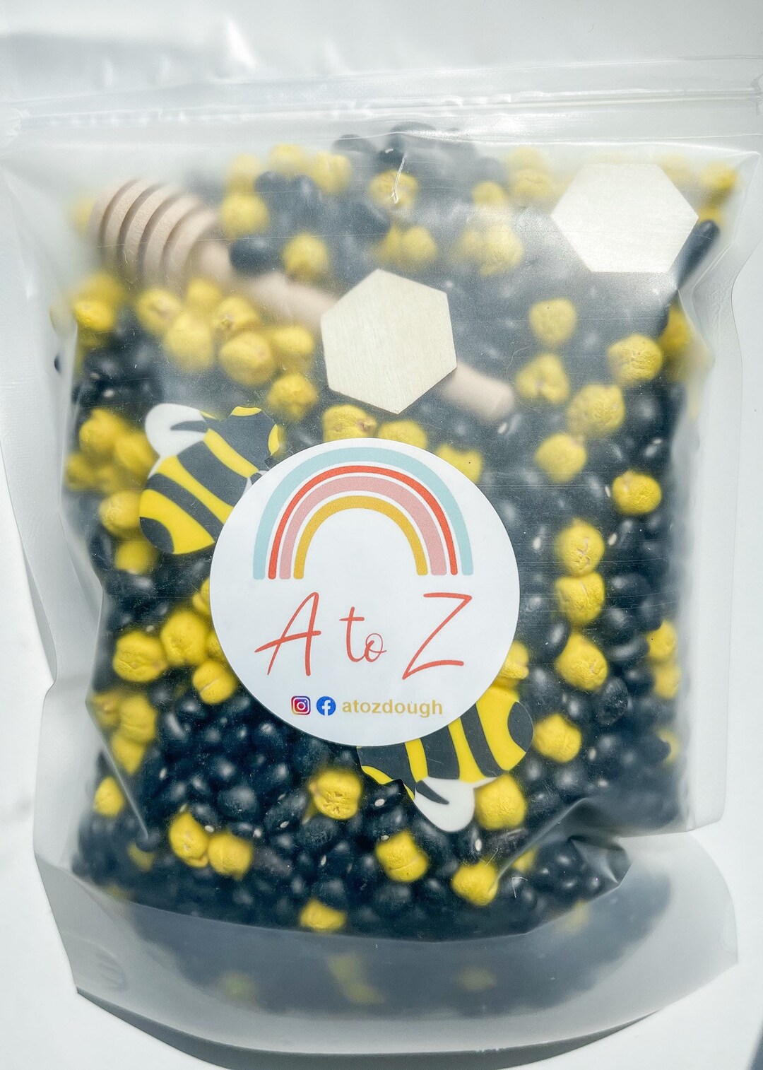 Bee Sensory Bin Filler Sensory Mix Montessori Toys Kids Gift Sensory ...