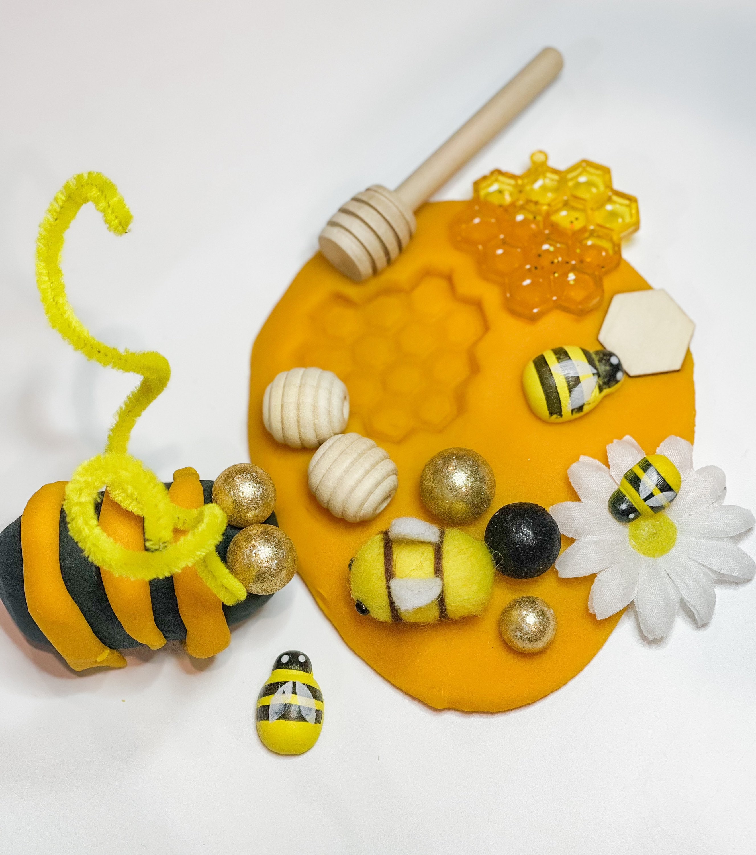 Buzzing Bees Play Dough Sensory Kit Kids Gift Montessori Toys - Etsy