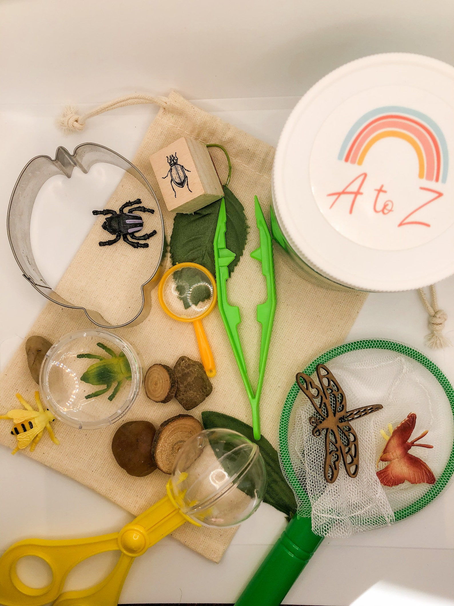 Bug Hunt Mini Playdough Sensory Kit/busy Box/montessori - Etsy