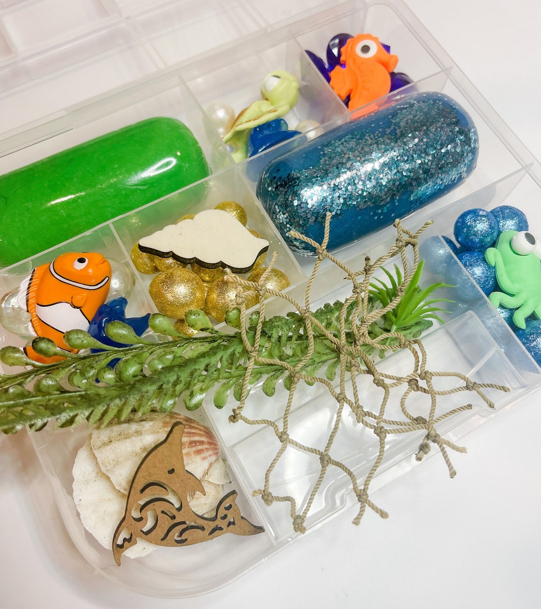 Finding Nemo Play Dough Sensory Kit Kids Gift Ocean Toy Montessori Toys ...