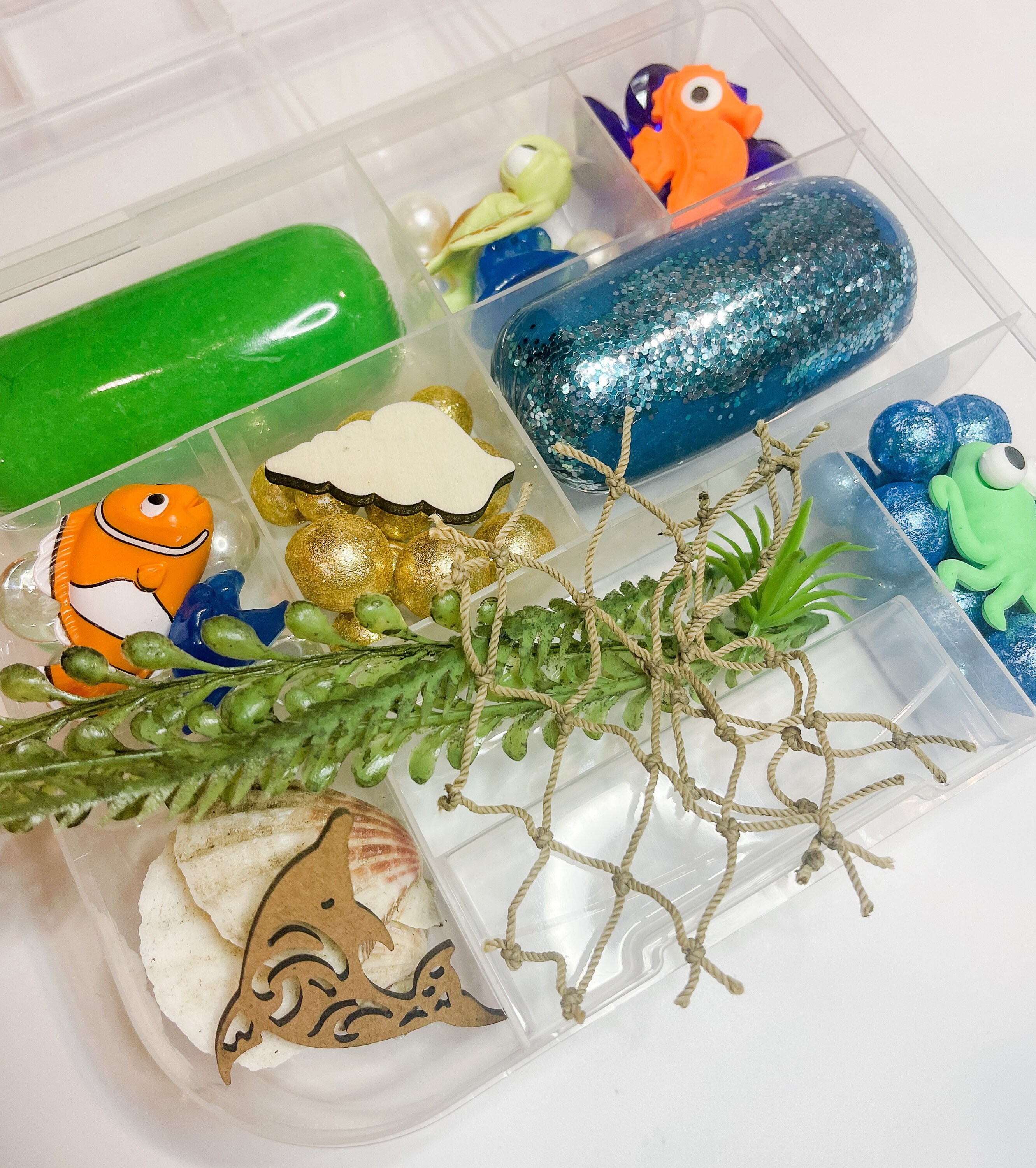 Finding Nemo Play Dough Sensory Kit Kids Gift Ocean Toy Montessori Toys ...