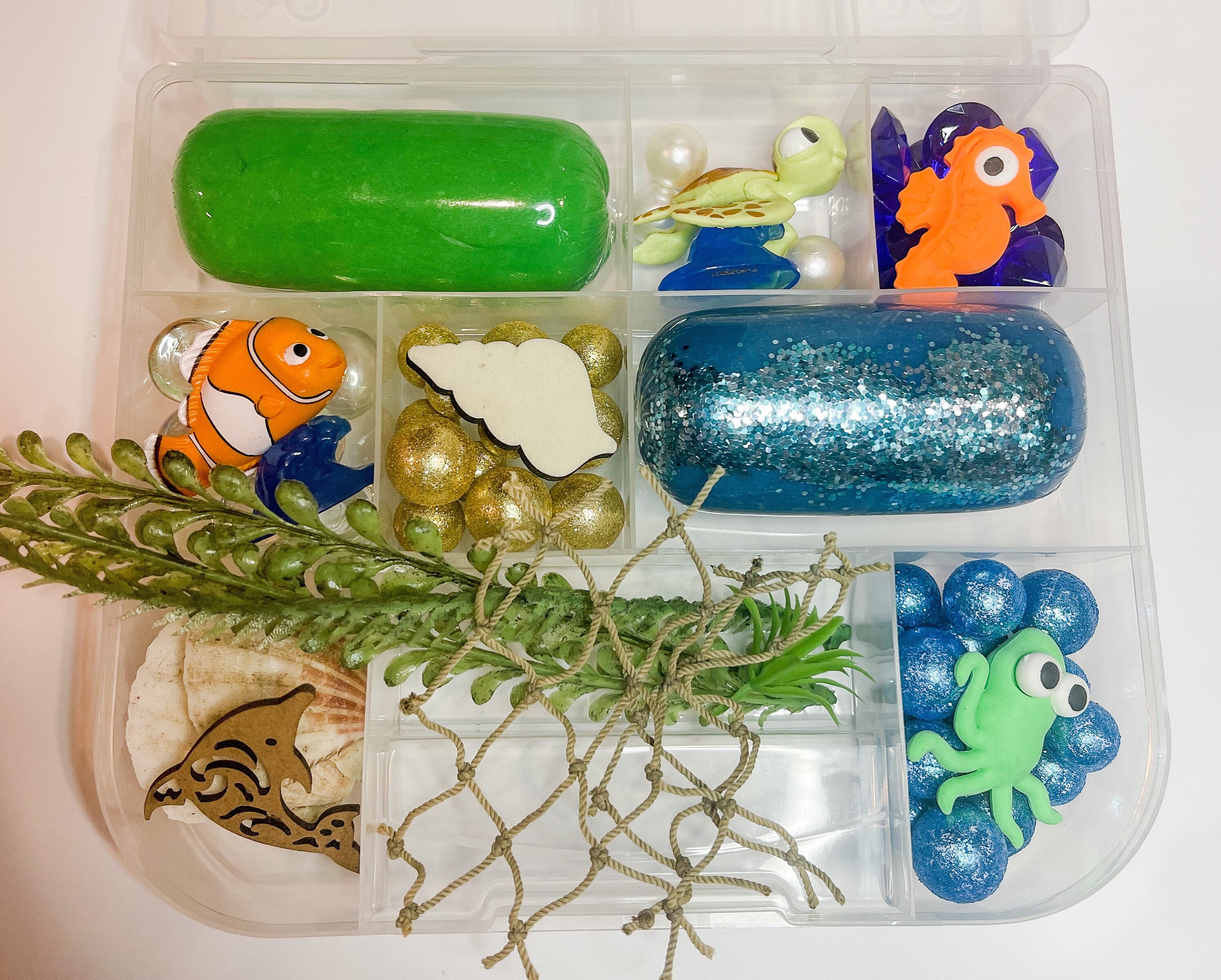 Finding Nemo Play Dough Sensory Kit Kids Gift Ocean Toy Montessori Toys ...