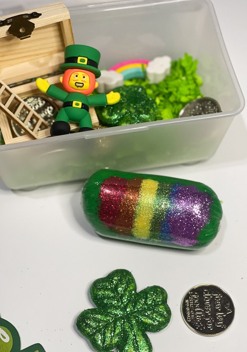 Catch a Leprechaun Play Dough Sensory Kit| Kids Gift| Montessori Toys ...