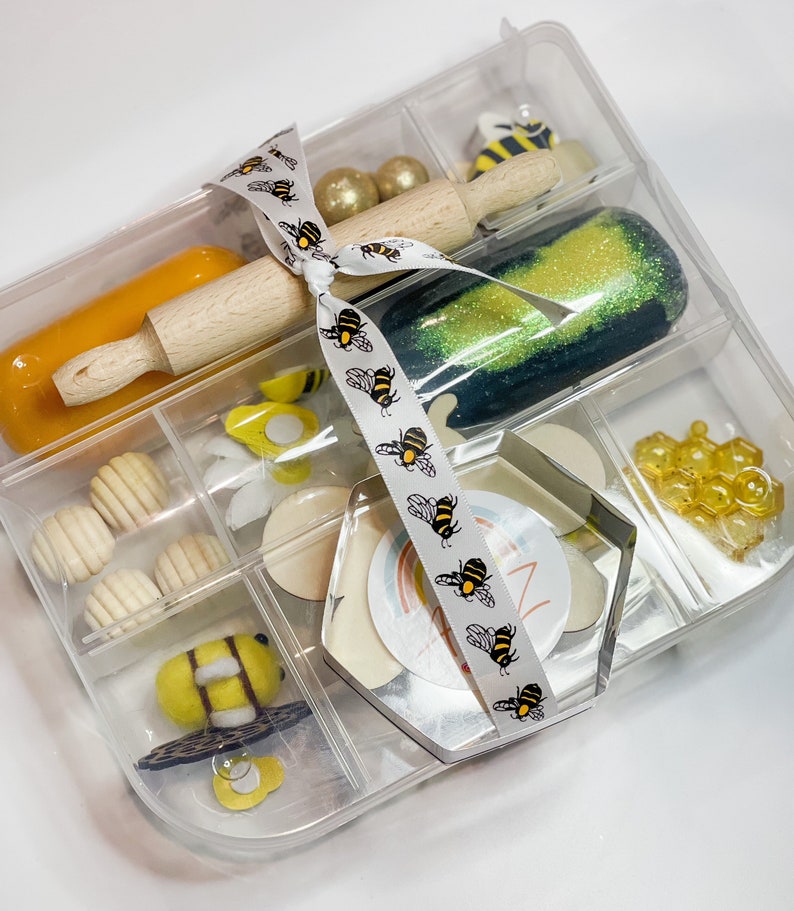 Buzzing Bees Play Dough Sensory Kit Kids Gift Montessori Toys - Etsy