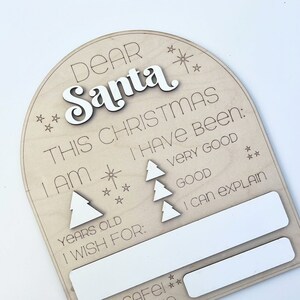 Dear Santa Sign, Reusable Santa Sign, Christmas Photo Prop, Christmas ...