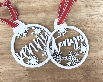 Snowflake Gift Tags | Etsy