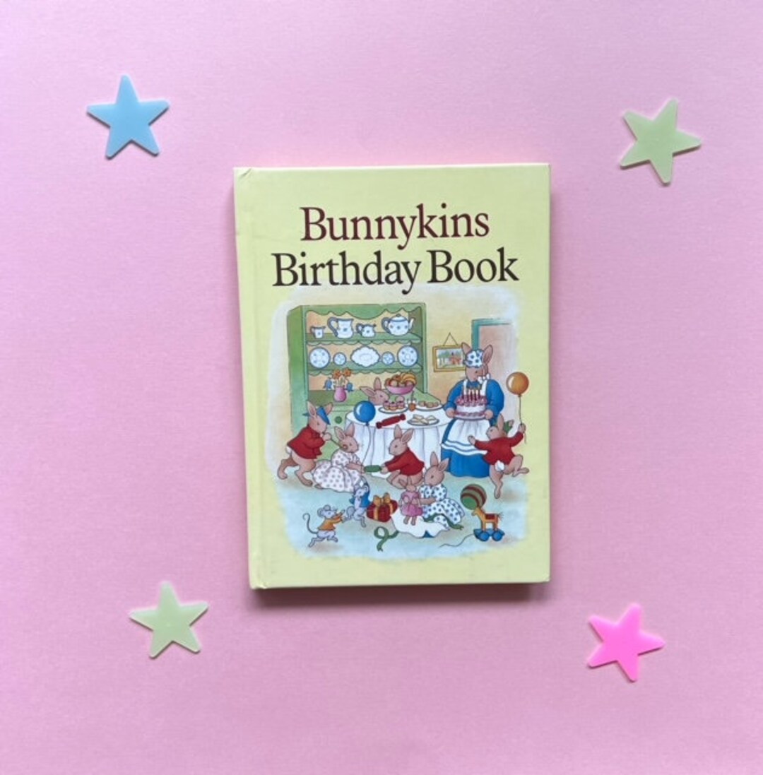 Bunnykins Birthday Record Book 1980s Collectible - Etsy