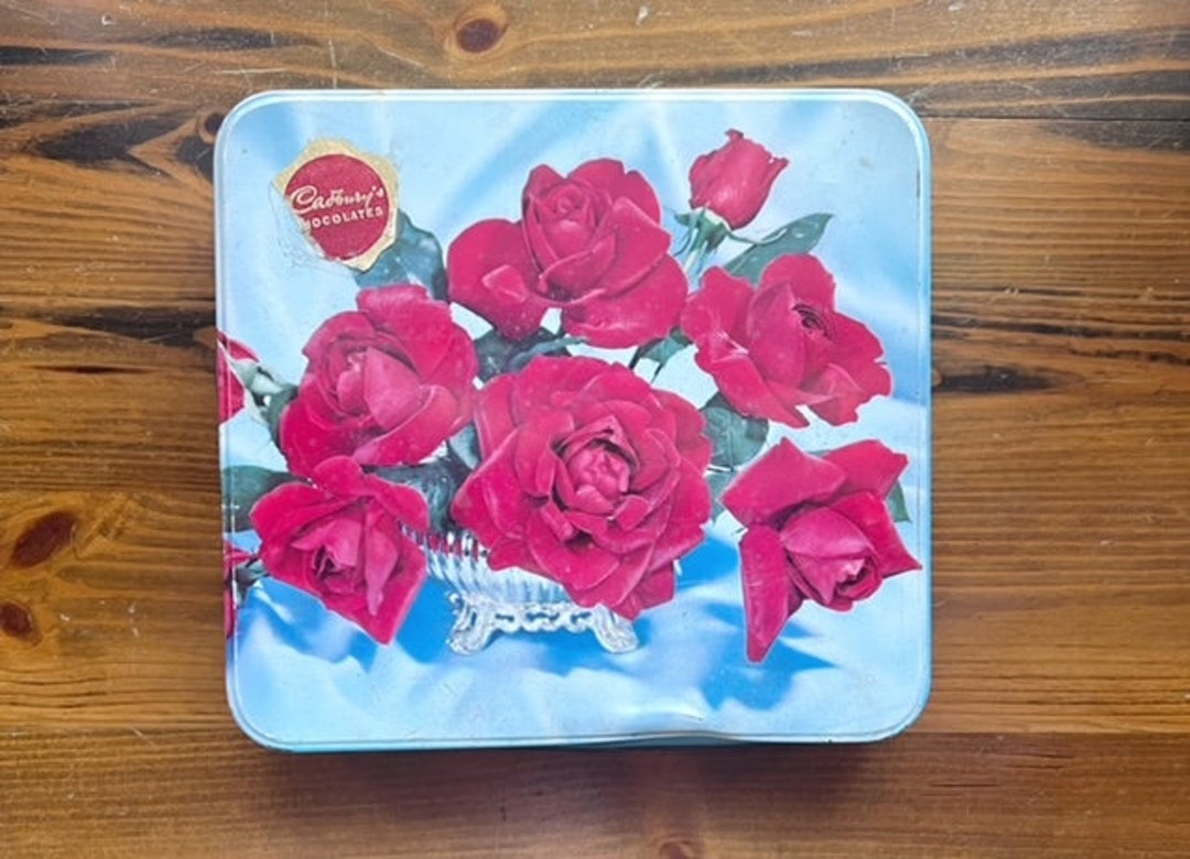 Vintage Cadburys Chocolates Rectangular Floral Hinged Tin - Etsy